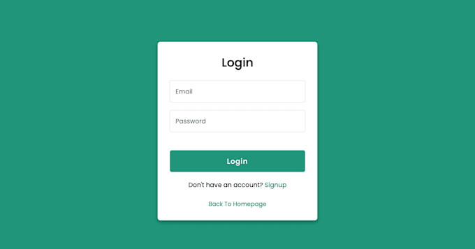 Create login and signup page that connect with phpmyadmin by Jeftaben ...