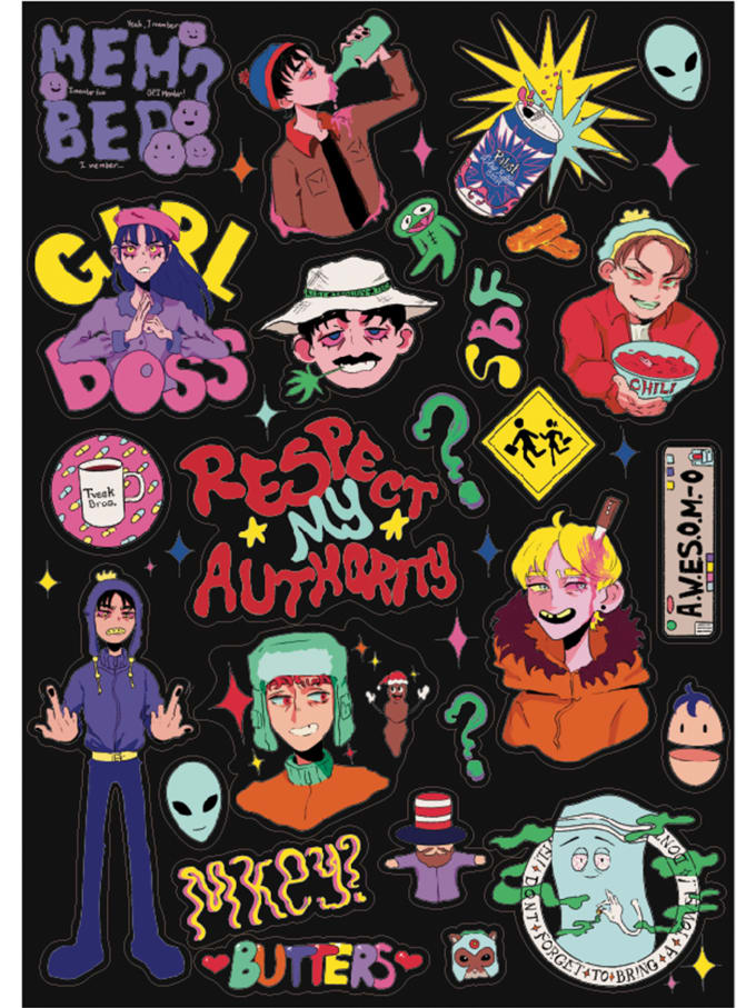 Create custom sticker designs by Yoogeki | Fiverr