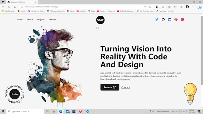 Design creative unique modern landing page or website ui ux by ...