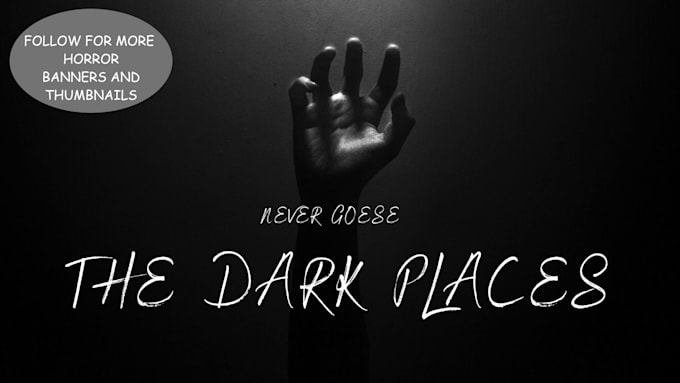 Design an highly quality scary horror youtube thumbnail by Zubair ...