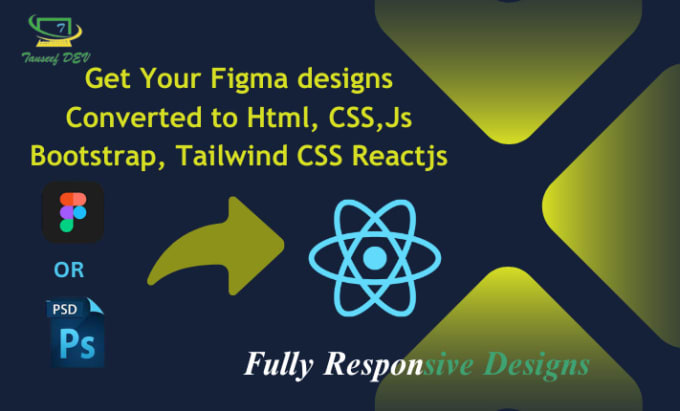 Frontend Web Developer Using Html Css Bootstrap React Js By Tauseefdev98 Fiverr