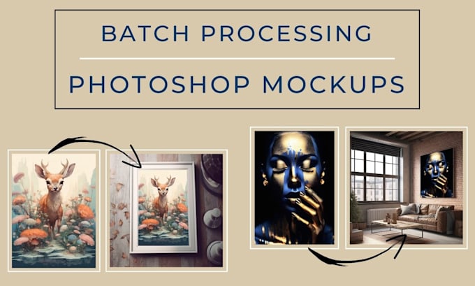 Batch process any mockup in photoshop by Sch_max | Fiverr