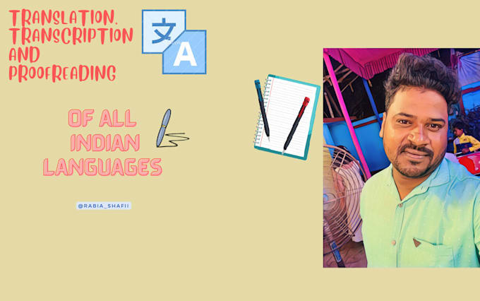 Translation all indian languages by Fishingbappa123 | Fiverr
