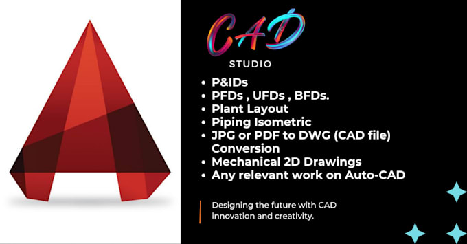 Create professional autocad plant layouts, pids, pfds and mechanical ...