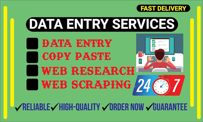 Do data entry, copy paste, create excel, and product list by ...