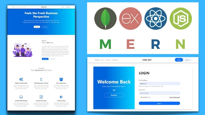Develop react js website as full mern stack developer by Shahzebraheel ...