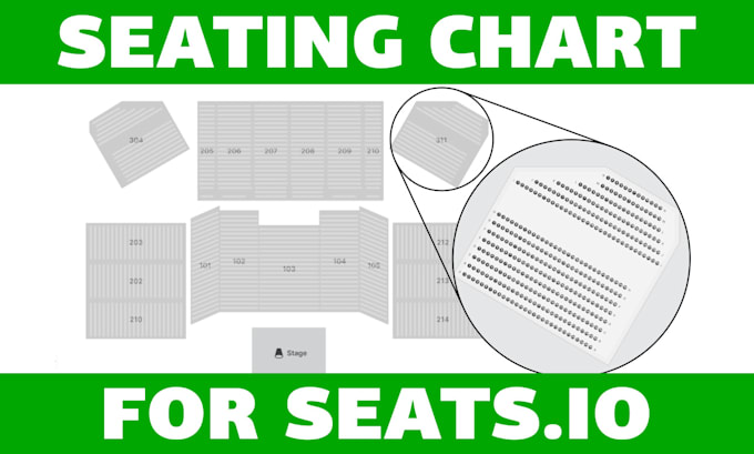 Create a seating chart for seats io by Validall | Fiverr