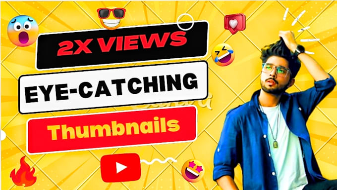 Design the most attractive and catchy youtube thumbnails by Shameer ...