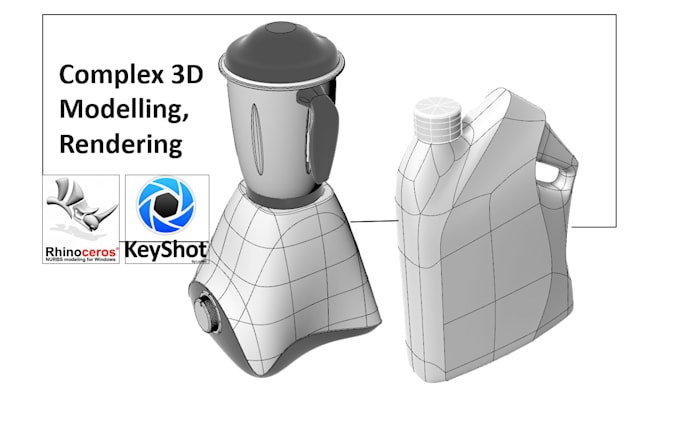 Do complex 3d modeling of your product and rendering by Piyushvishwa201 ...