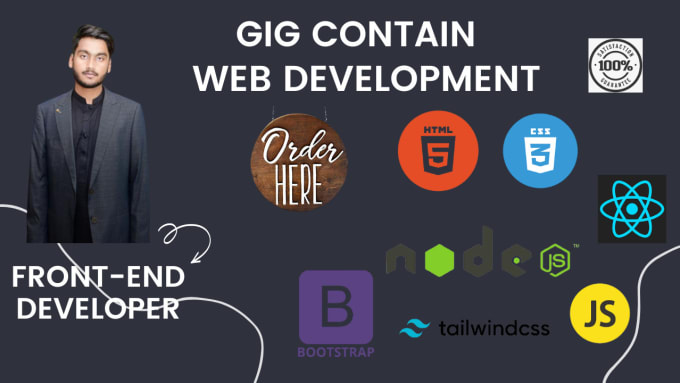 React Nodejs Html Css Javascript Responsive Design By Abouzar8 Fiverr