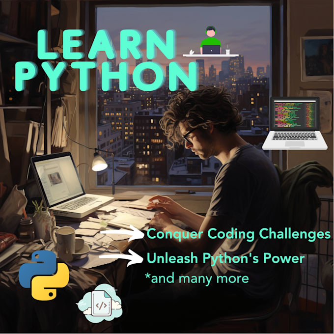 Teach you through python basics and applications by Biscuit1v9 | Fiverr