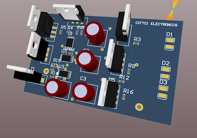 Pcb card design making by Oguzhan_ciftci | Fiverr