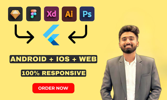 Develop a flutter app and convert figma to flutter by Bhumitboraniya ...