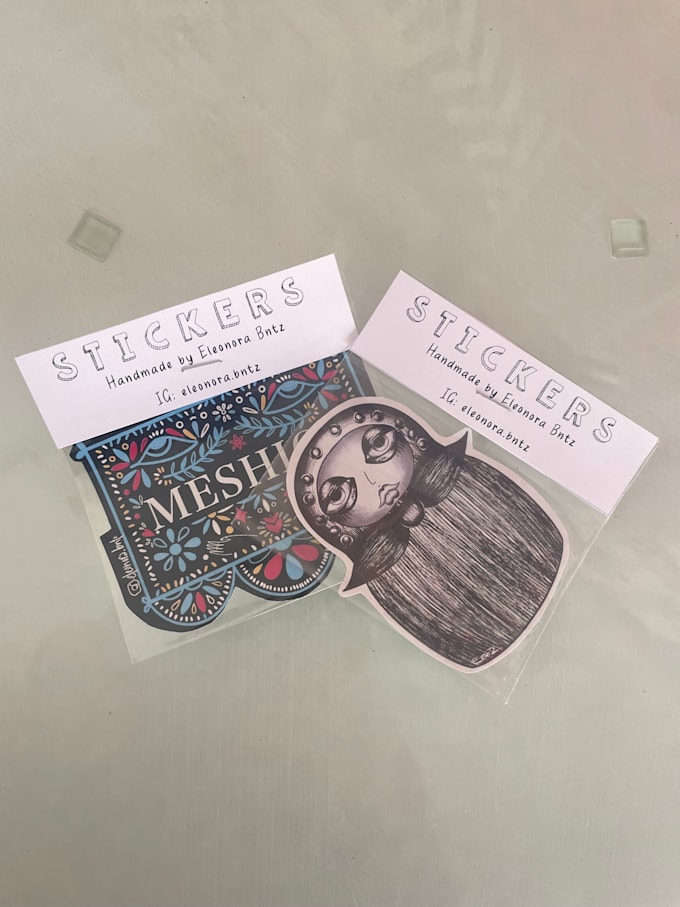 Create custom sticker design by Eleonorabeni131 | Fiverr