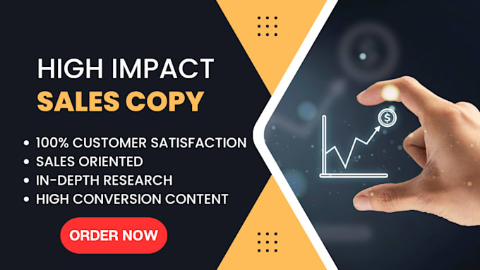 Be your persuasive sales page copywriter by Ihsan_shoukat | Fiverr