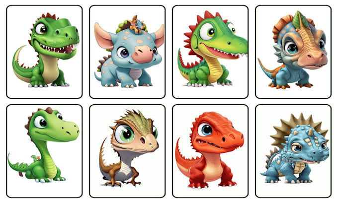 Create ai generated animals in cartoon style