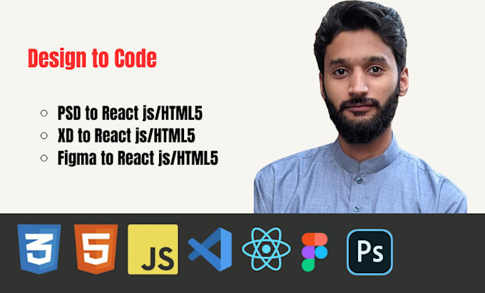 Convert psd, xd, figma to react js and tailwind css by Wahajali96 | Fiverr Convert psd, xd, figma to react js and tailwind css by Wahajali96 | Fiverr