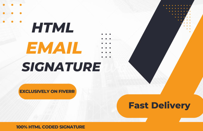Create professional email signature html, clickable signature html by ... Create professional email signature html, clickable signature html by ...