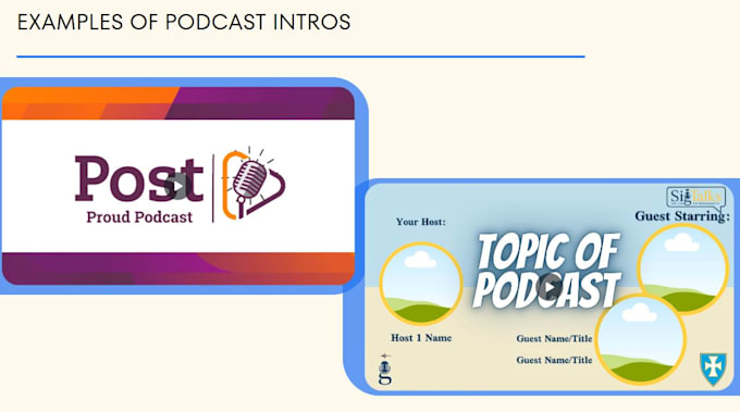 Create your podcast or streaming media suite intro outro logo by ...