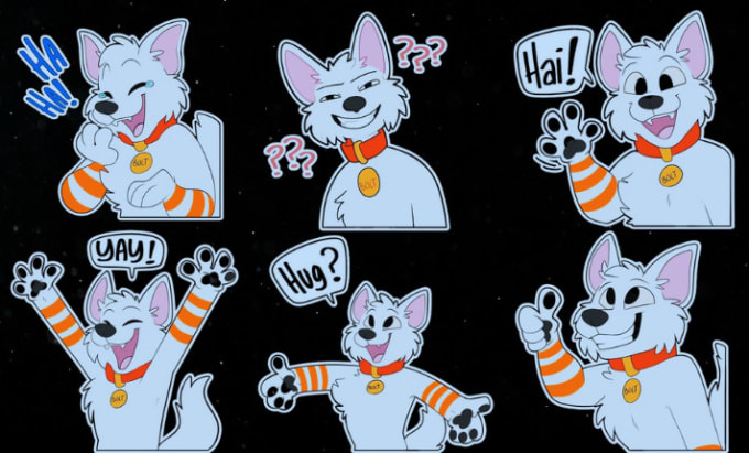 Create Furry Stickers For Telegram Crypto Discord Twitch Nsfw By
