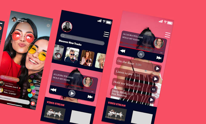 Design creative and soft mobile app ui ux for ios android by Bosscrea ...