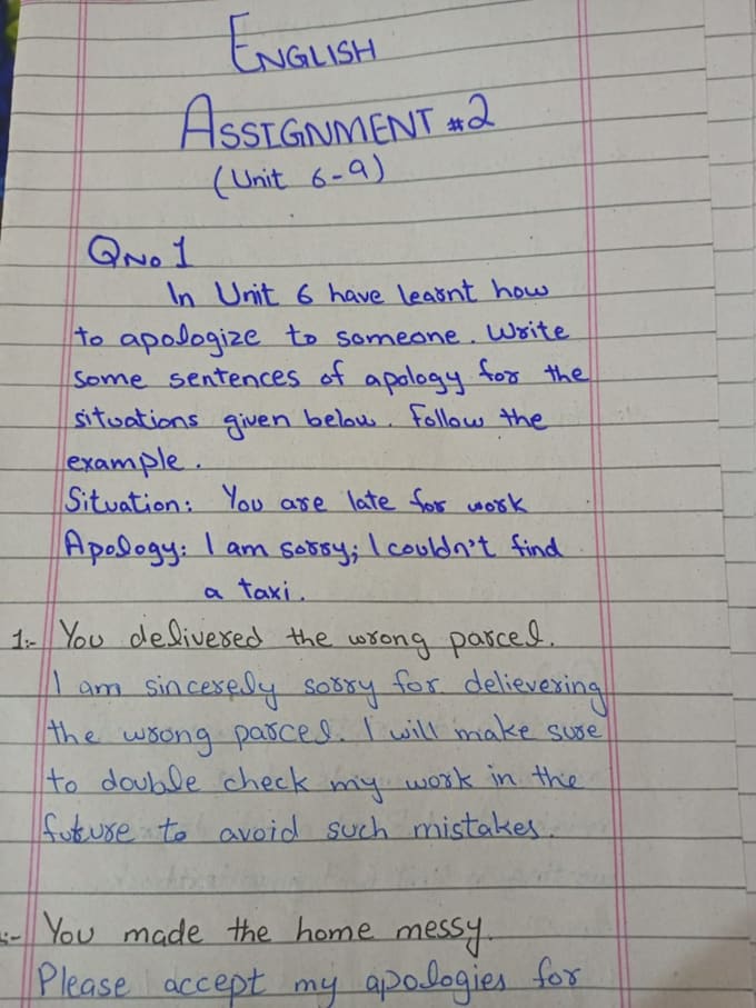 Handwrite or convert handwritten to word document by Aymi12 | Fiverr