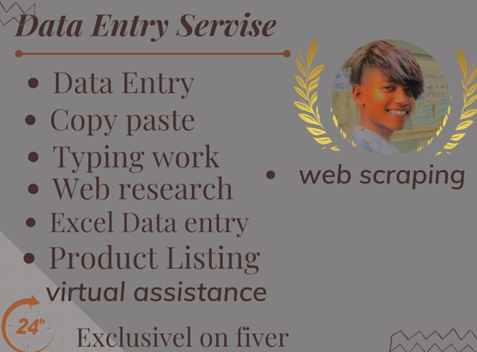 Be proper data entry, copy paste, web scraping, web research by Sanoware | Fiverr