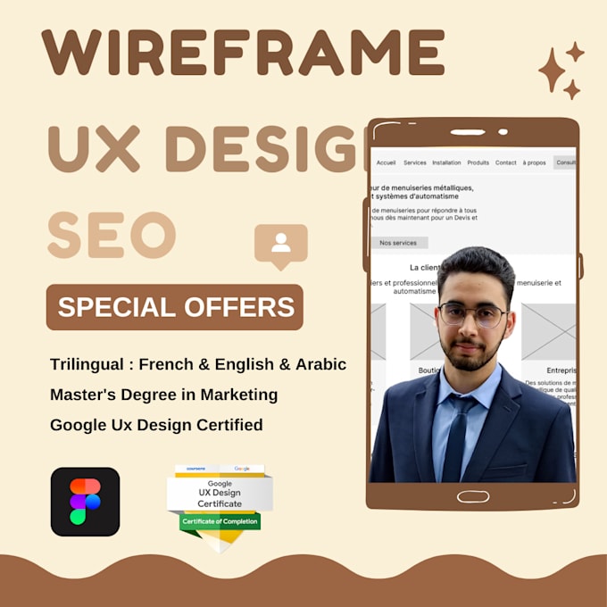 Design seo optimized wireframes in figma for high conversion by Uxseo ...