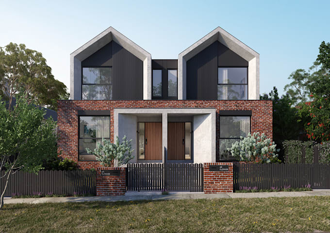 Create realistic exterior architectural 3d renders by Eratiner | Fiverr