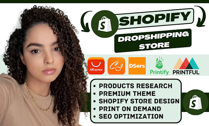 Create shopify dropshipping store, build ecommerce website, shopify website by Patricia283 | Fiverr