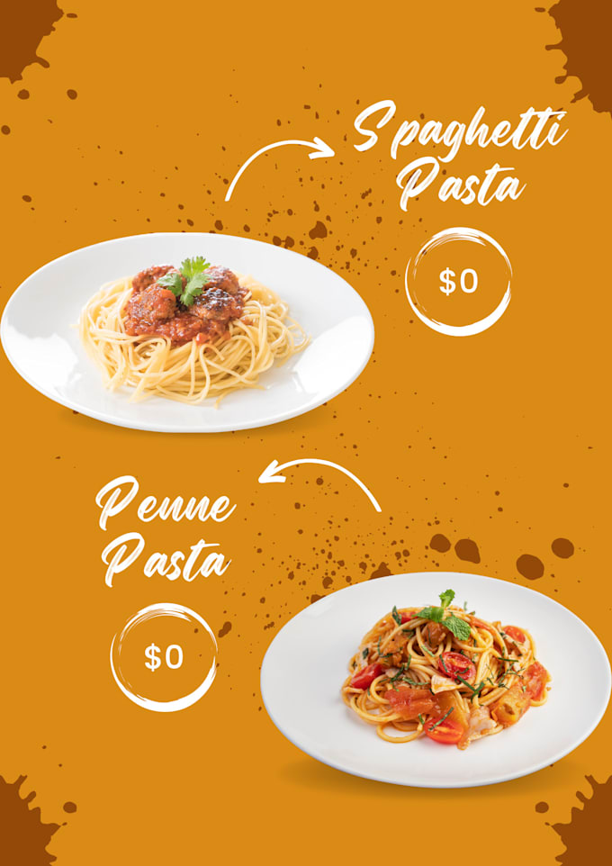 Design an awesome menu restaurant,food menu with a professional and ...