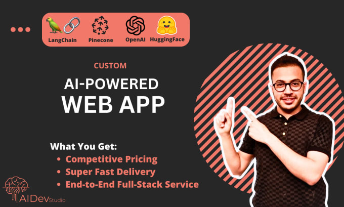 Build ai llm langchain, llamaindex crewai saas web software app by ...