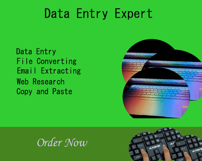 Do perfect data entry, email extracting, web research and copy paste by Farhana333 | Fiverr