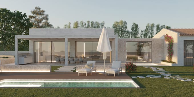 Create photorealistic outdoor , exterior renders by Elenalisastudio ...