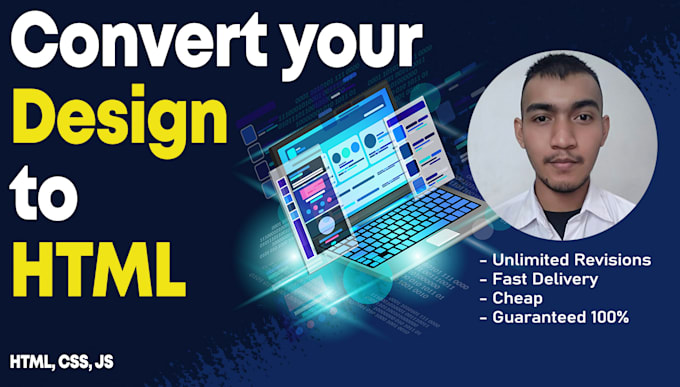 Code your design to html by Nandirchrd | Fiverr