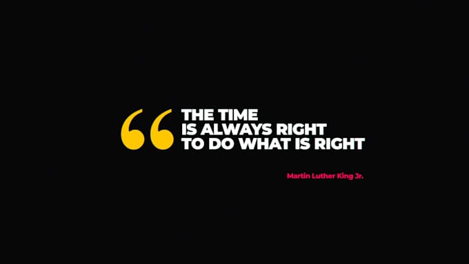 Create motivational quotes videos and title sequences by Quotefx | Fiverr