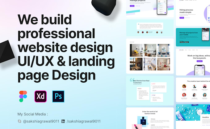 We build professional website design by Bittuagrawal | Fiverr
