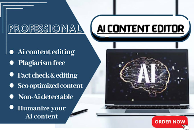 Manually edit and rephrase your ai written content by Wajahat_writerr | Fiverr