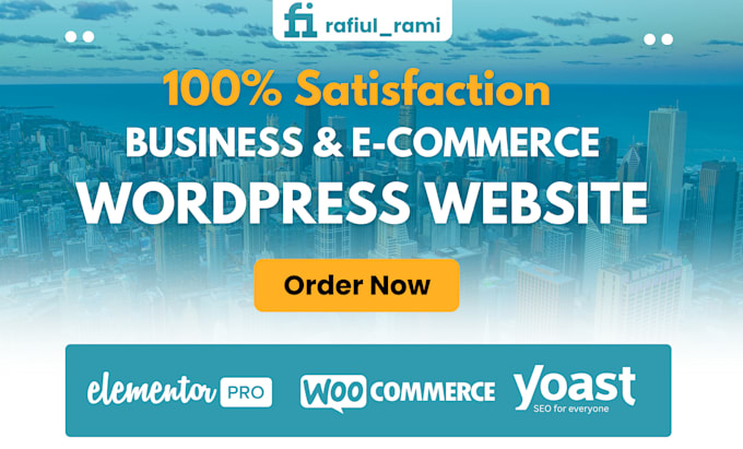 Design redesign clone customize develop responsive wordpress website by Rafiul_rami | Fiverr