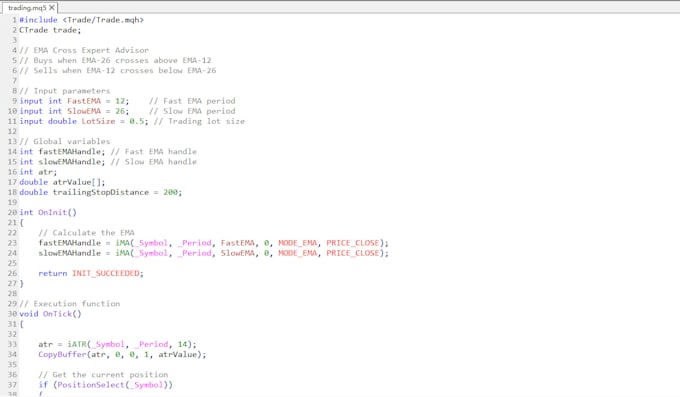 Code you a mql5 expert with your desired strategy by Qwertygamerx | Fiverr