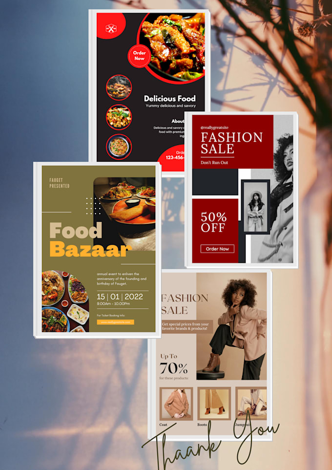 Design stunning posters that will sell out your product,show by ...