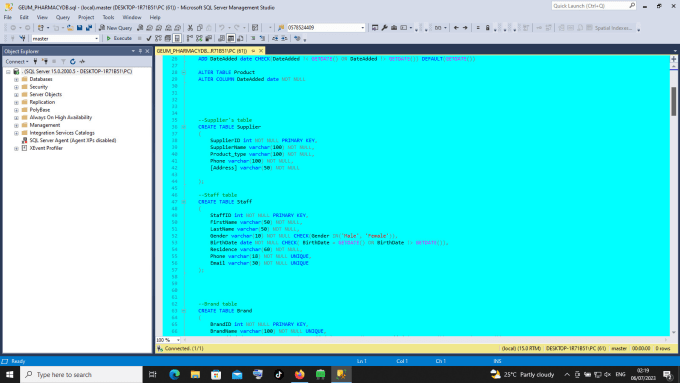 Write and correct your sql queries for you by Geumpele | Fiverr
