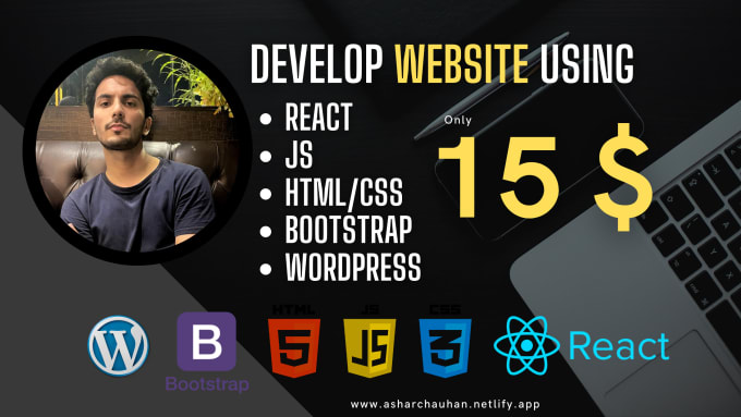 Create react, html, css, wordpress responsive websites by Asharchauhan ... Create react, html, css, wordpress responsive websites by Asharchauhan ...