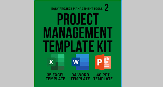 Project management template kit, excel, word, powerpoint by Jozefstar ...