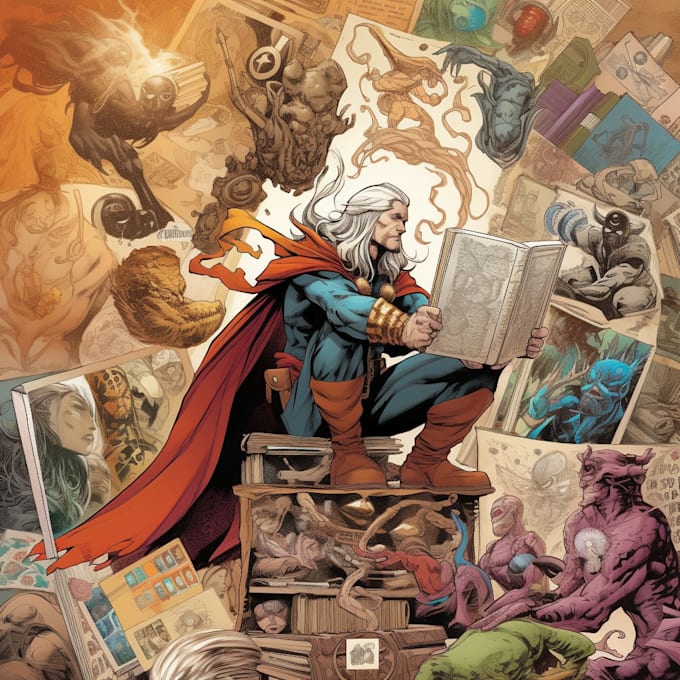 Do comic book art and comic book illustration by Zamdias | Fiverr