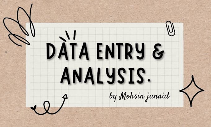 Do data entry data analysis by Mohsin_econ | Fiverr
