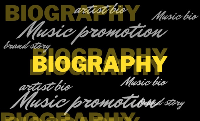 Write music press release, brand story, artist bio, for music artist ...