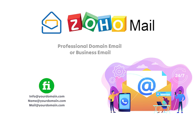 Do zoho mail, email setup by Kssami | Fiverr