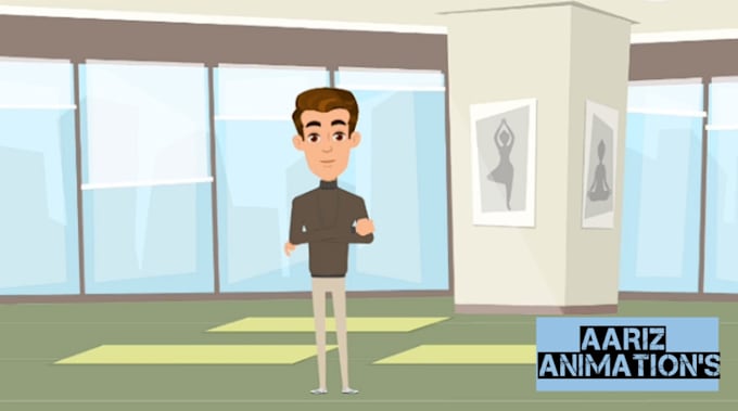 Create a 2d animation and cartoons for you by Aarizzabbas | Fiverr