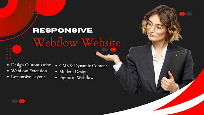 Develop modern webflow website or convert figma design to webflow by ...